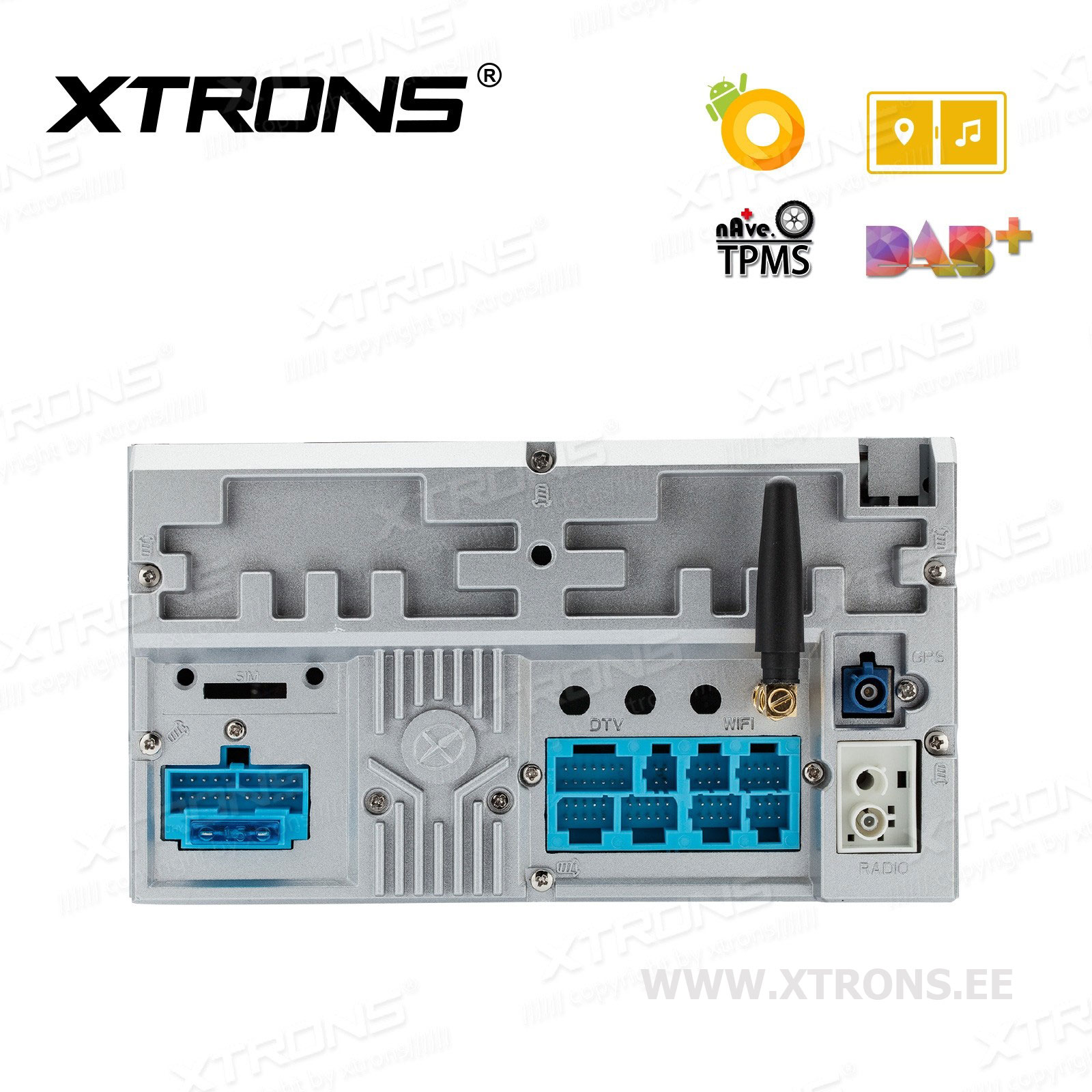 XTRONS PB78ATTRP 7.0" Multimeedia keskus AUDI Android 8.0 ORIO Octa-Core - XTRONS.EE