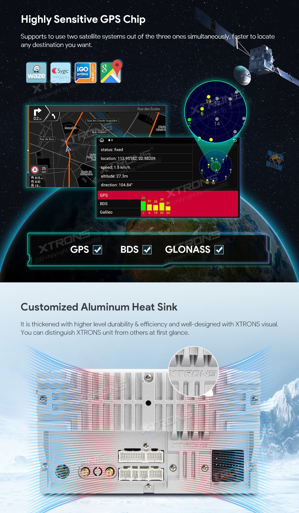 XTRONS IA82A3ALS 8.0" AUDI Multimeedia Android 12.0 Octa-Core - XTRONS.EE